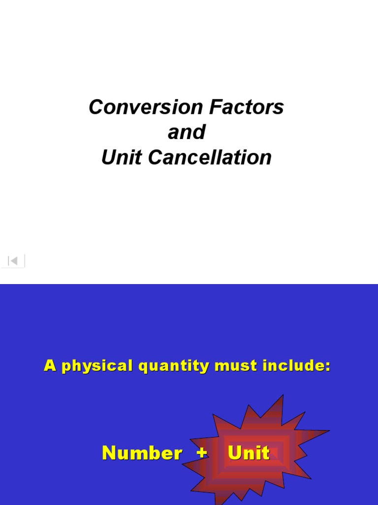 Conversion Factors | PDF | Teaching Methods & Materials | Technology ...