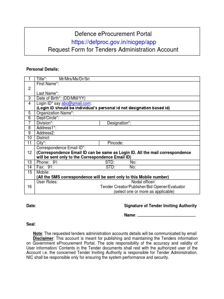 User Datasheet DefProc