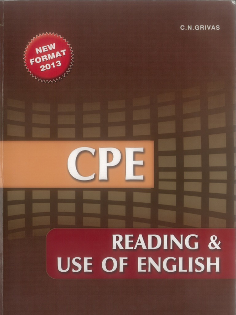 Grivas CPE Reading Use of English SB PDF | PDF