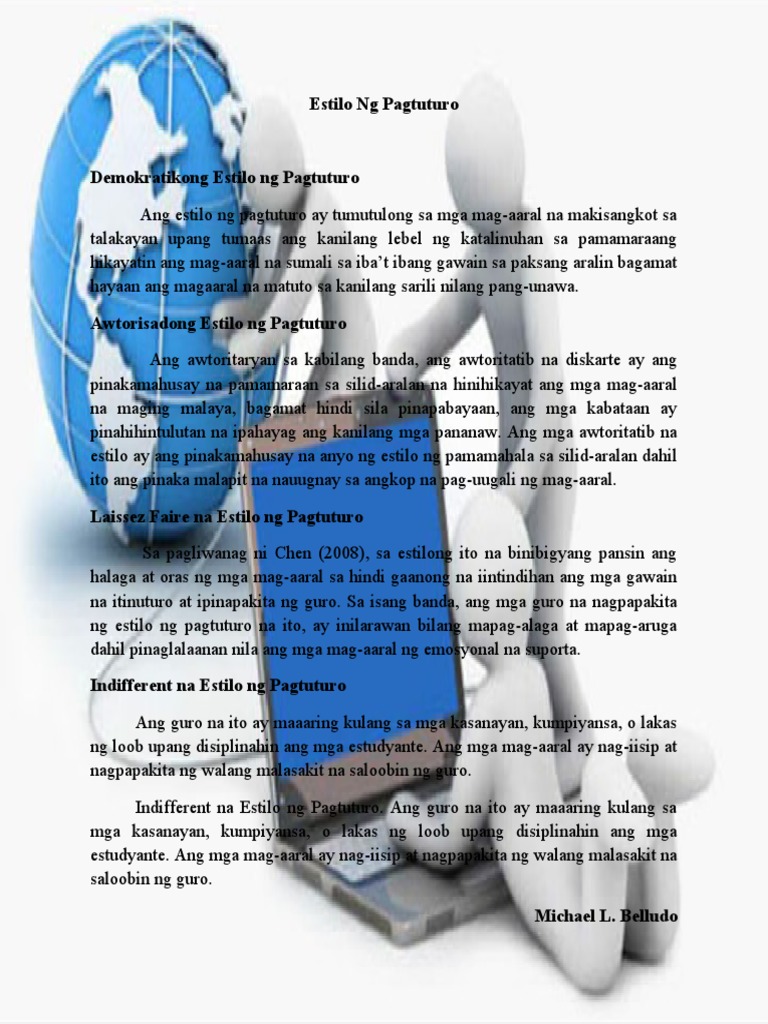 Estilo NG Pagtuturo | PDF