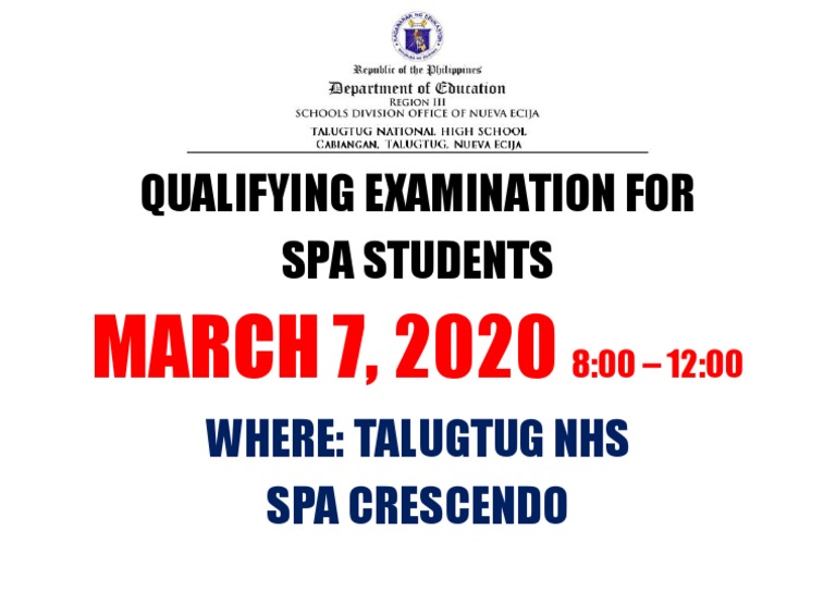 Qualifying Examination For | PDF