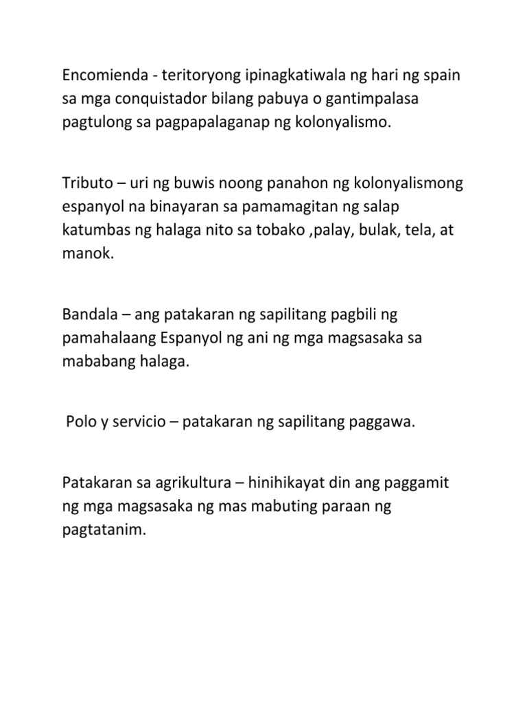 Encomienda | PDF