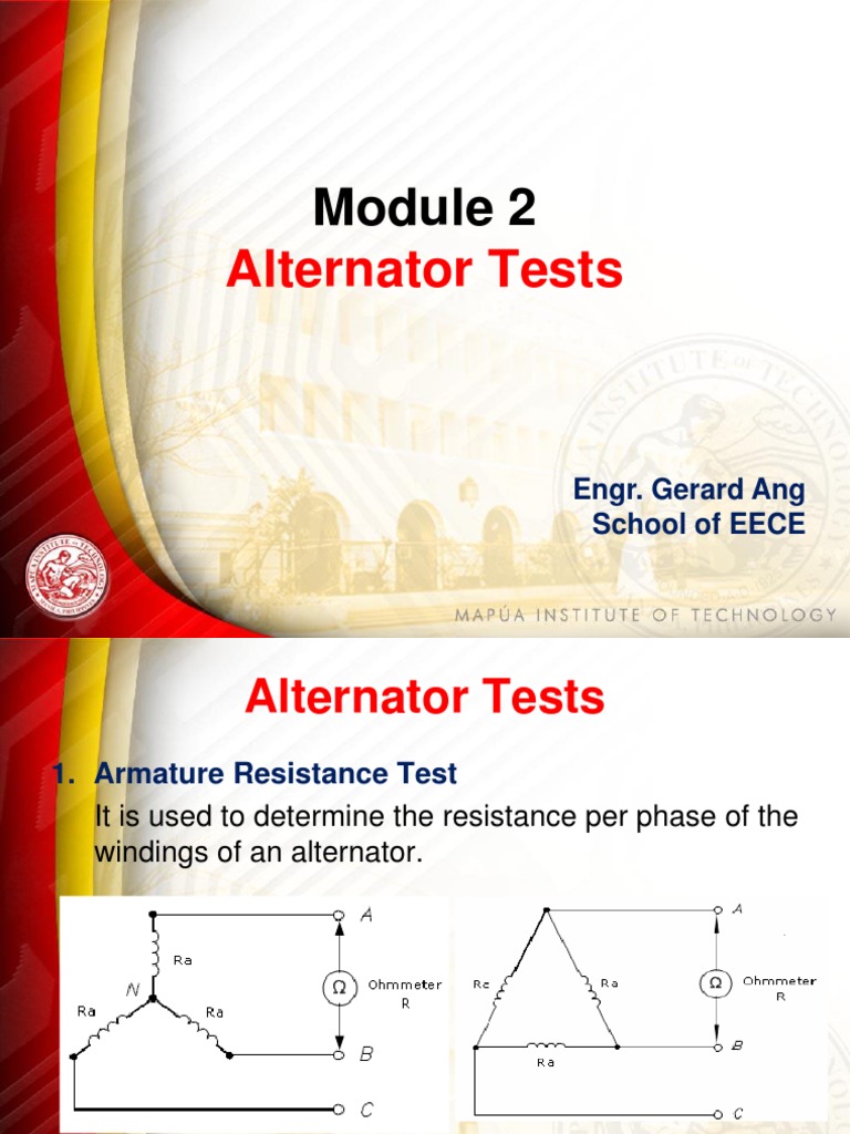 Module 2 Alternator Tests | PDF