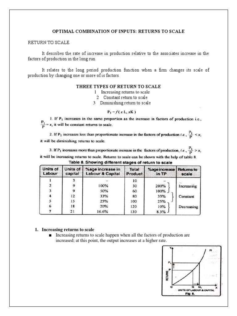 Group 4 Optimal Combination of Inputs | PDF