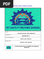 Competency-Base Curriculum Driving NC II | PDF | Occupational Safety ...