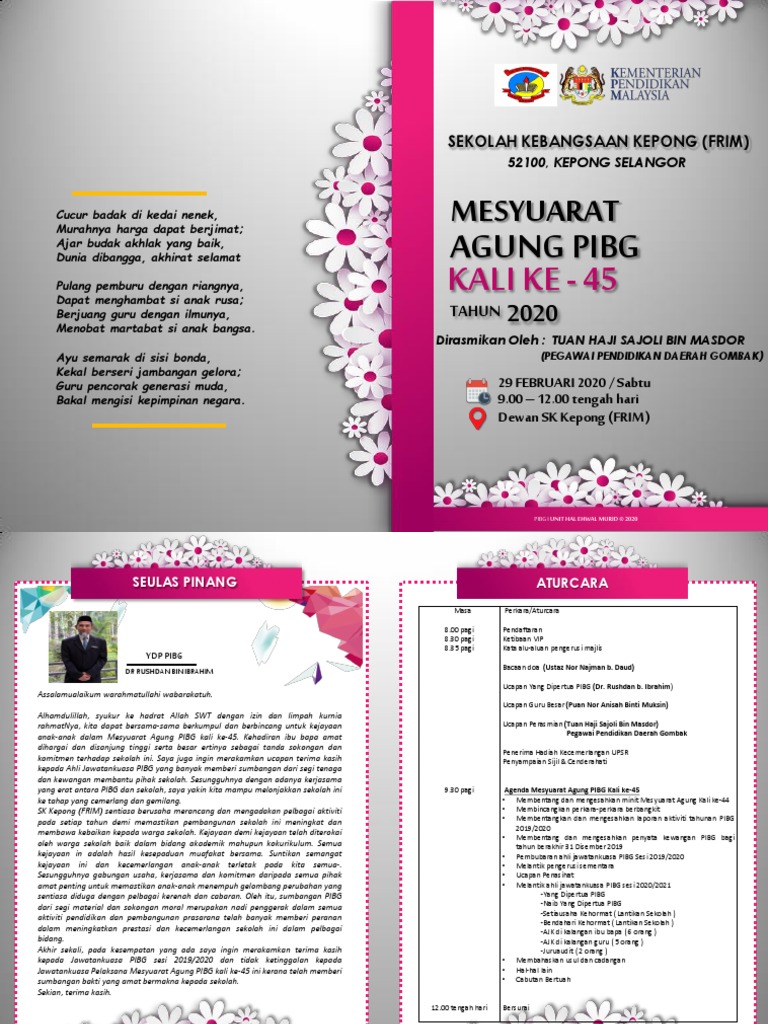 Buku Program Pibg 2020 QR Code PDF | PDF