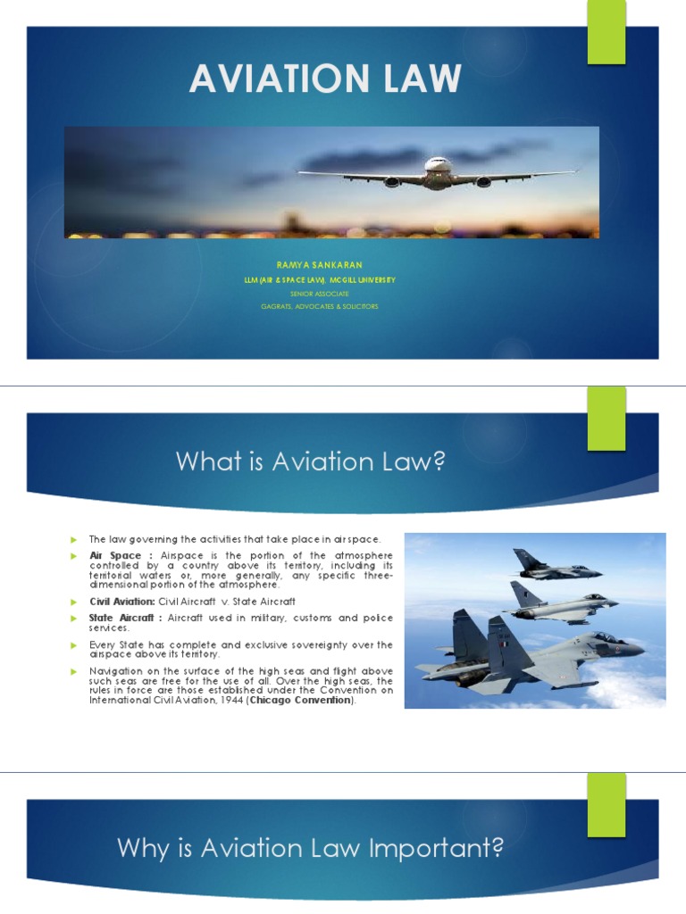 AVIATION LAW - Presentation | PDF
