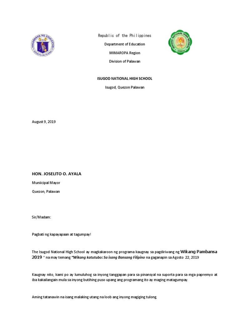 Solicitation-Buwan NG Wika | PDF