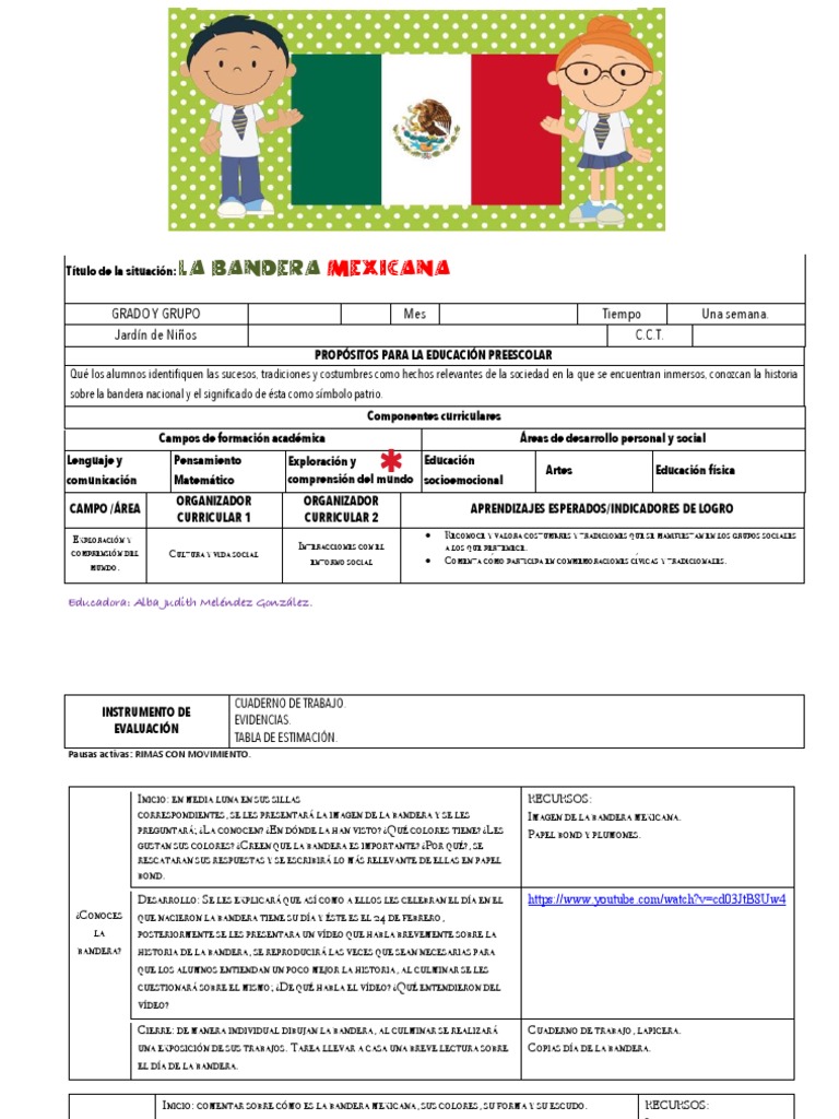 Plan La Bandera Mexicana | PDF
