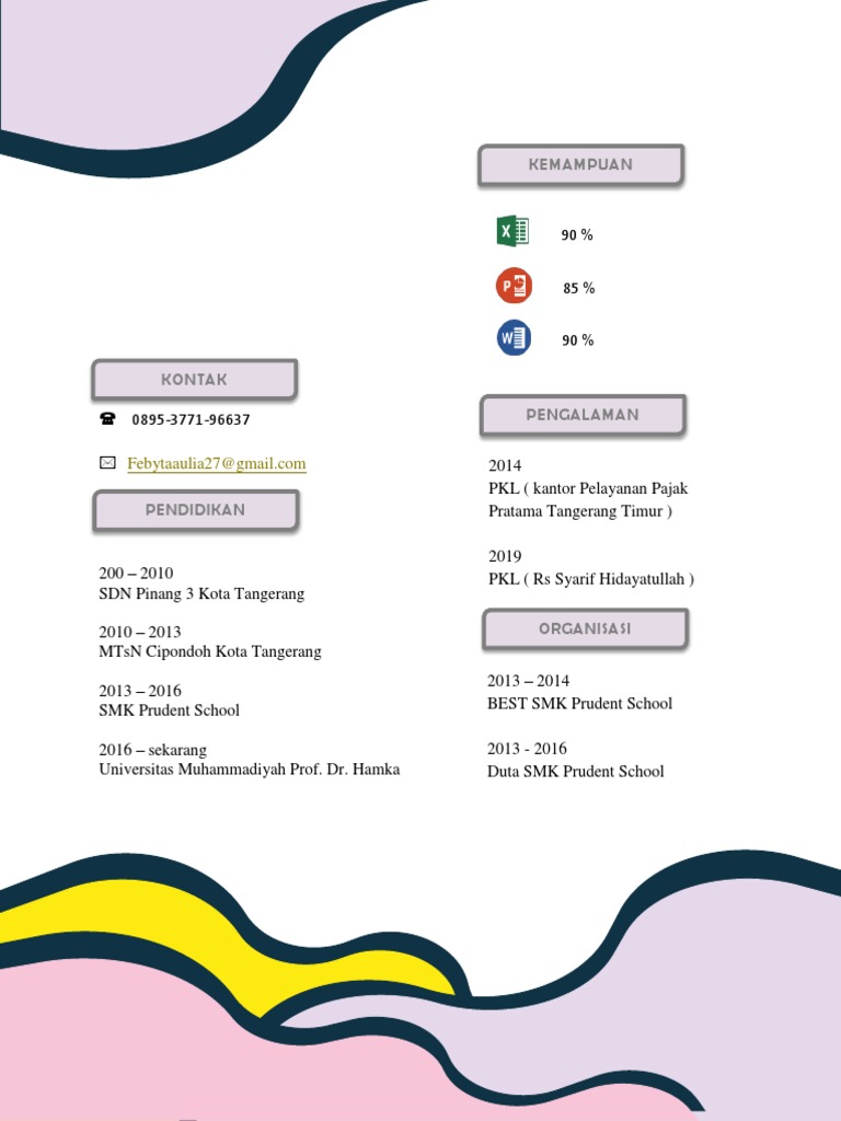 CV Kris Febyta Aulia | PDF