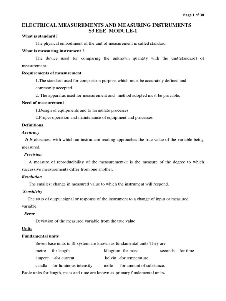 EMMI Module-1 PDF | PDF