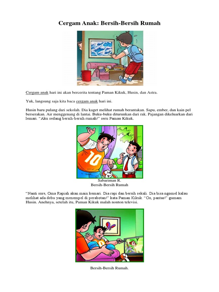 Cergam Anak | PDF | Griya & Taman | Seni