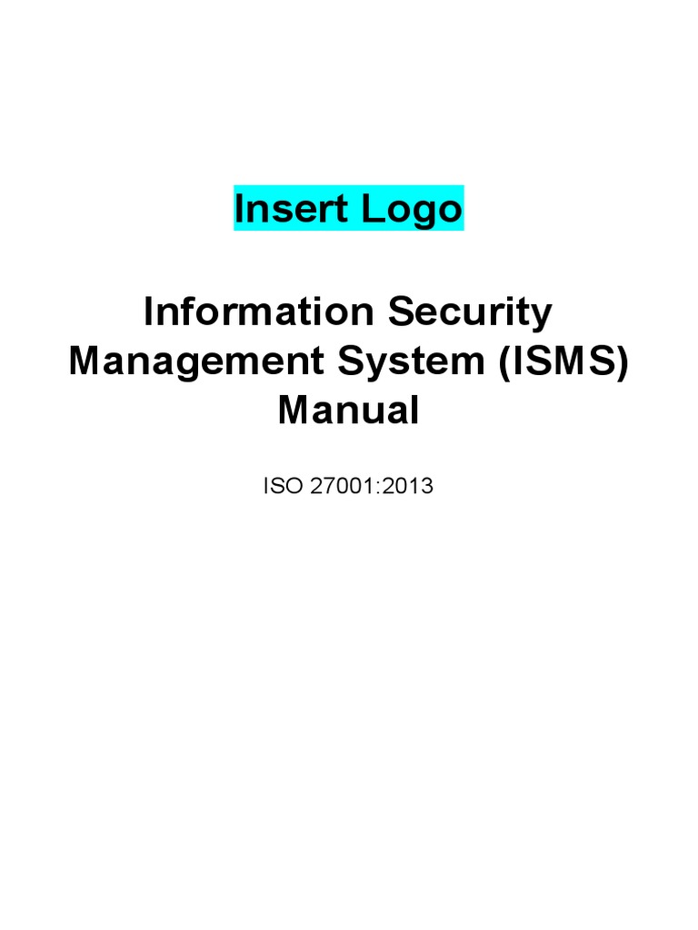 ISMS Manual (Sample)
