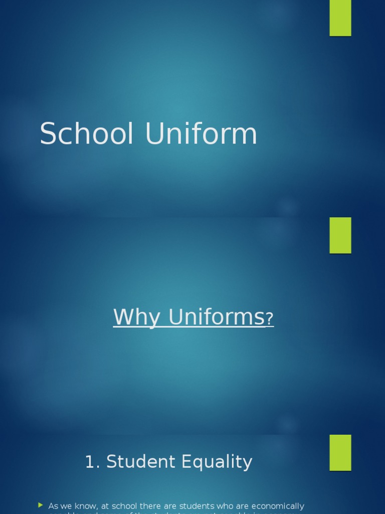 School Uniform | PDF | Social Science | Wellness
