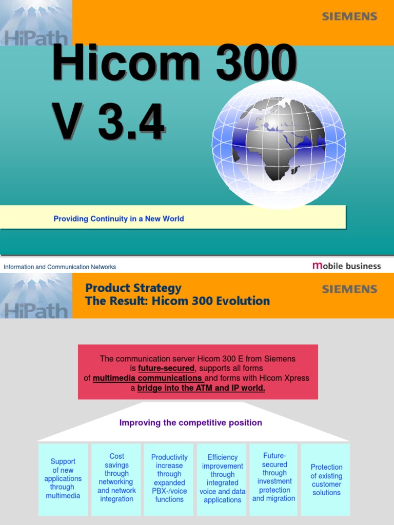 Hicom 300 | PDF