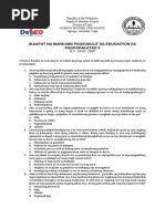 3rd Quarter Exam ESP G-9 | PDF