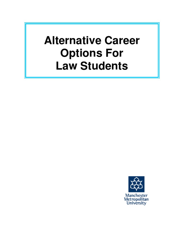 Alternative Career Options For Law Students PDF Costs In English