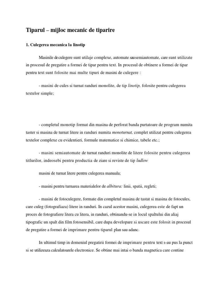 Tipar | PDF