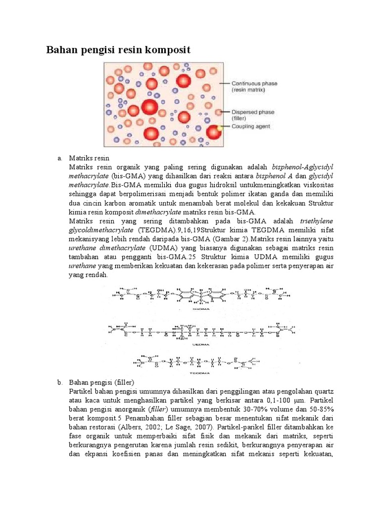 Bahan Pengisi Resin Komposit | PDF