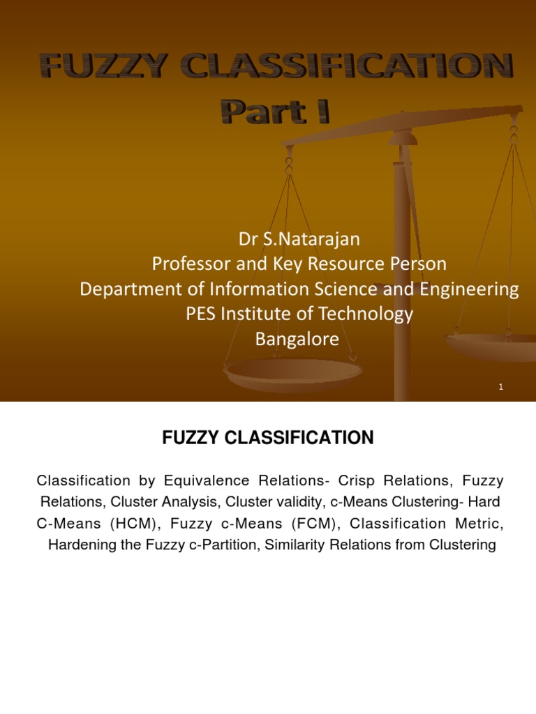 Fuzzy Classification Part I | PDF