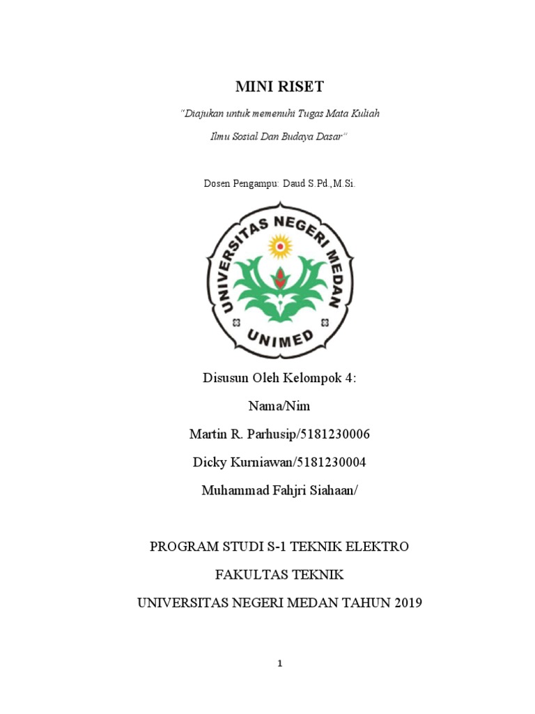 LAPORAN MINI RISET ISBD Baru | PDF