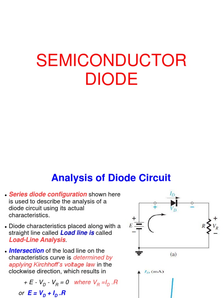 Diodes | PDF | Teaching Methods & Materials | Science & Mathematics