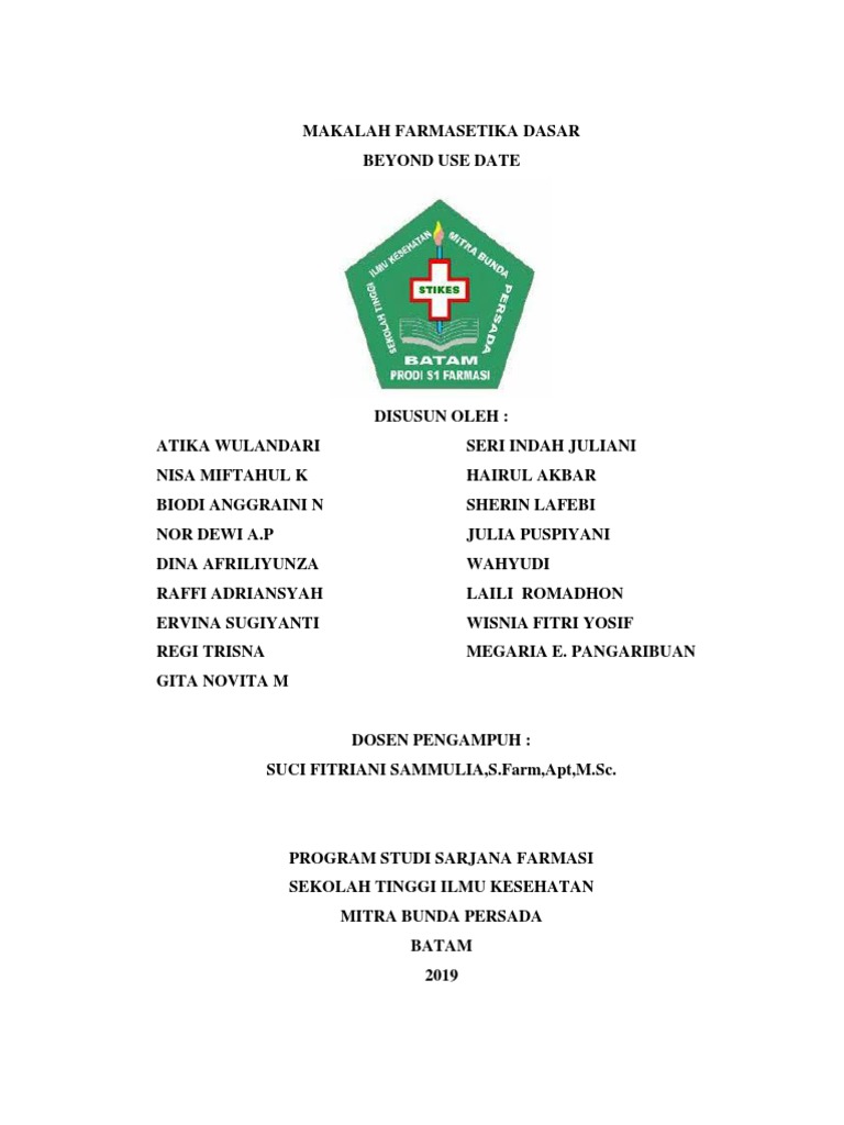 Beyond Use Date | PDF