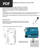 Control de Temperatura Con Sensor LM35 Con LabVIEW | PDF | Arduino | Sensor