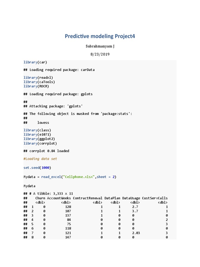 Customer Churn in Telecom | PDF
