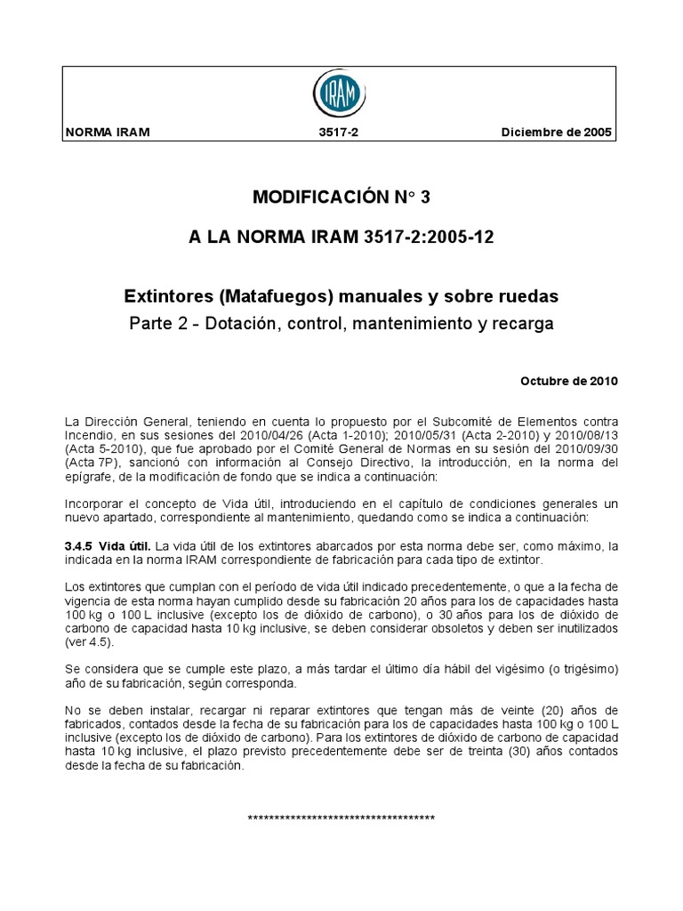 IRAM 3517-2 (Mod3) PDF | PDF
