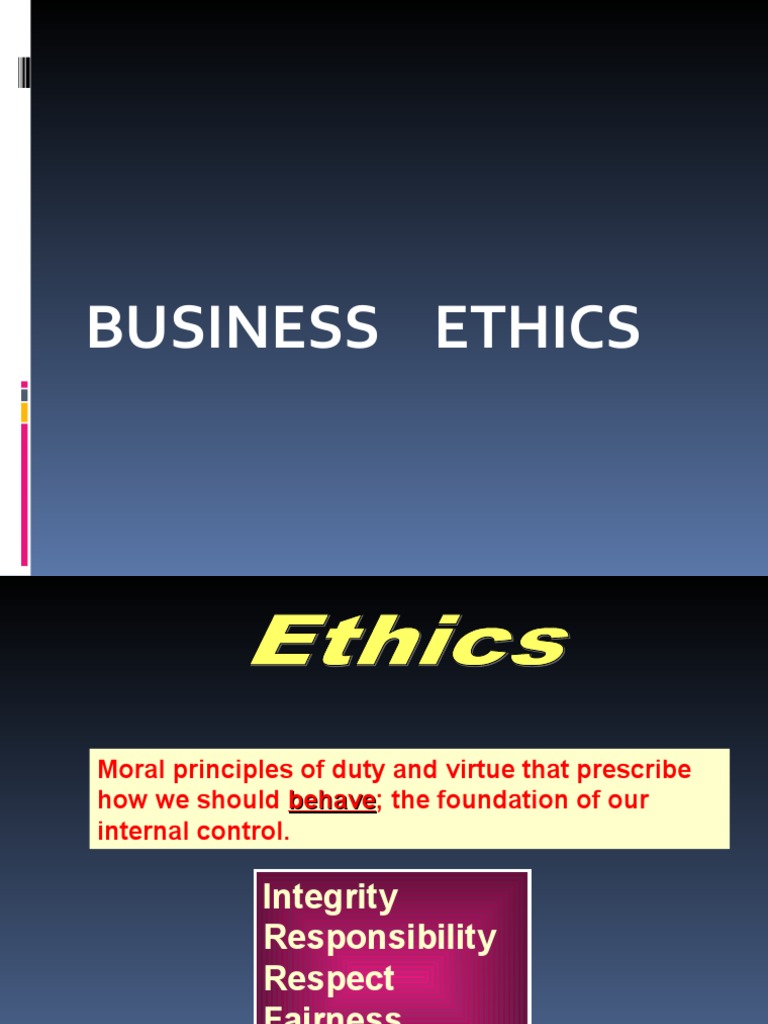 Business Ethics | PDF | Morality | Business Ethics