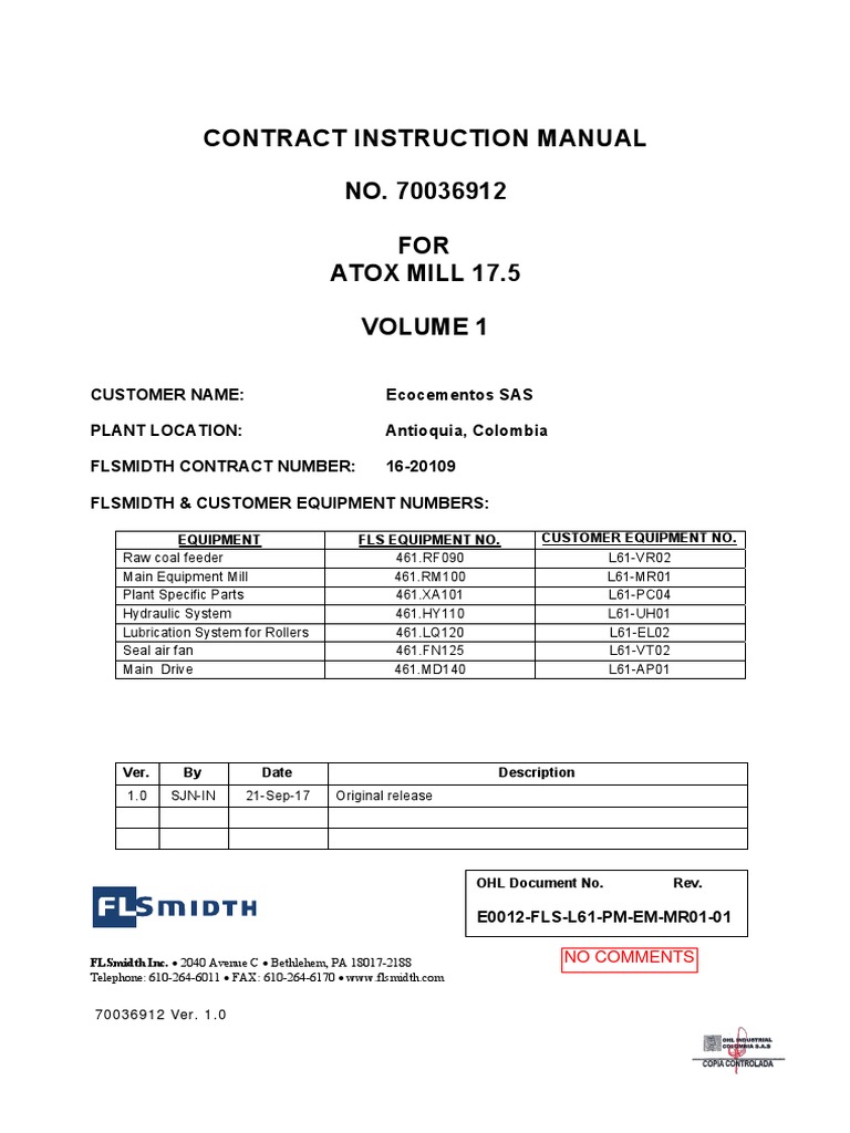 E0012 FLS L61 PM em MR01 01 - R1.0 PDF | PDF | Manufactured Goods ...