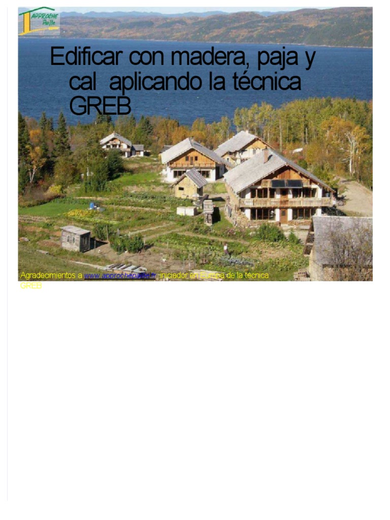 (PDF) Edificar Aplicando La Tecnica GREB | PDF | Materiales de construcción | Science
