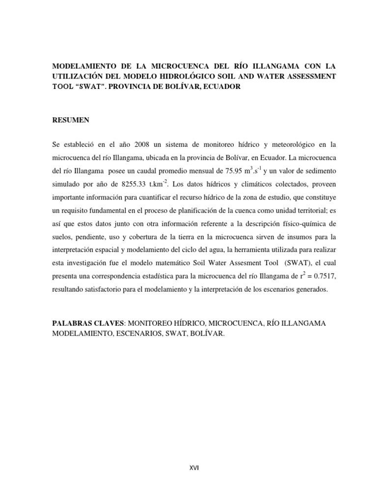 Modelos Swat | PDF | Sistema de información geográfica | Cuenca de drenaje