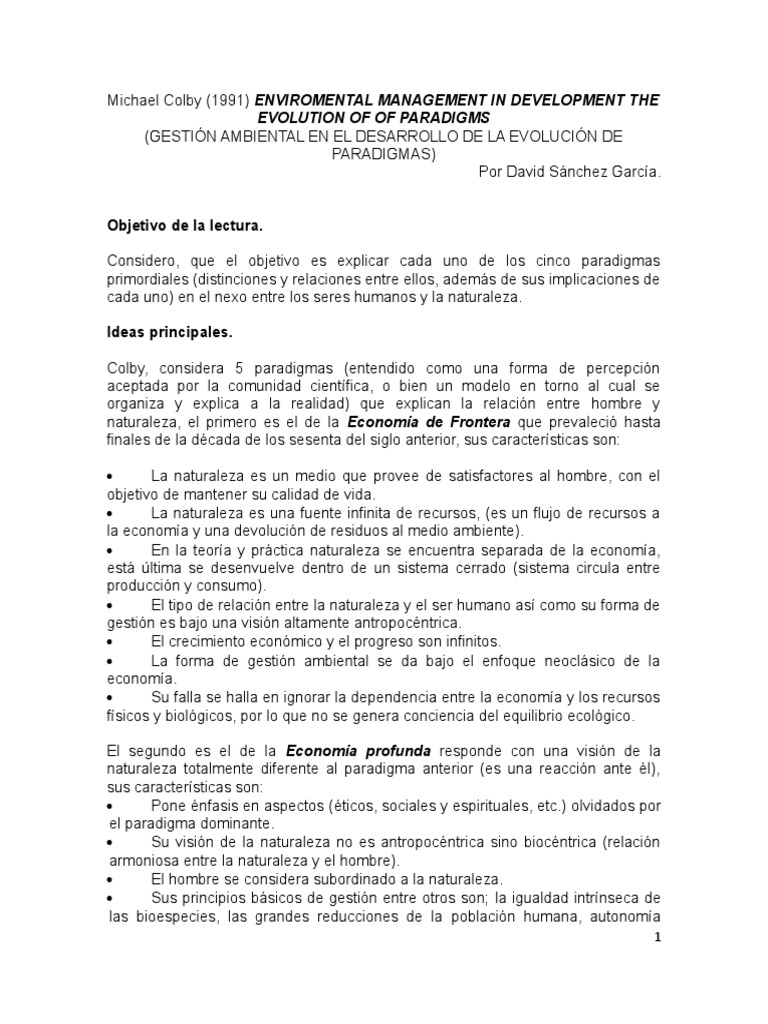 Control de Lec Colby David | PDF