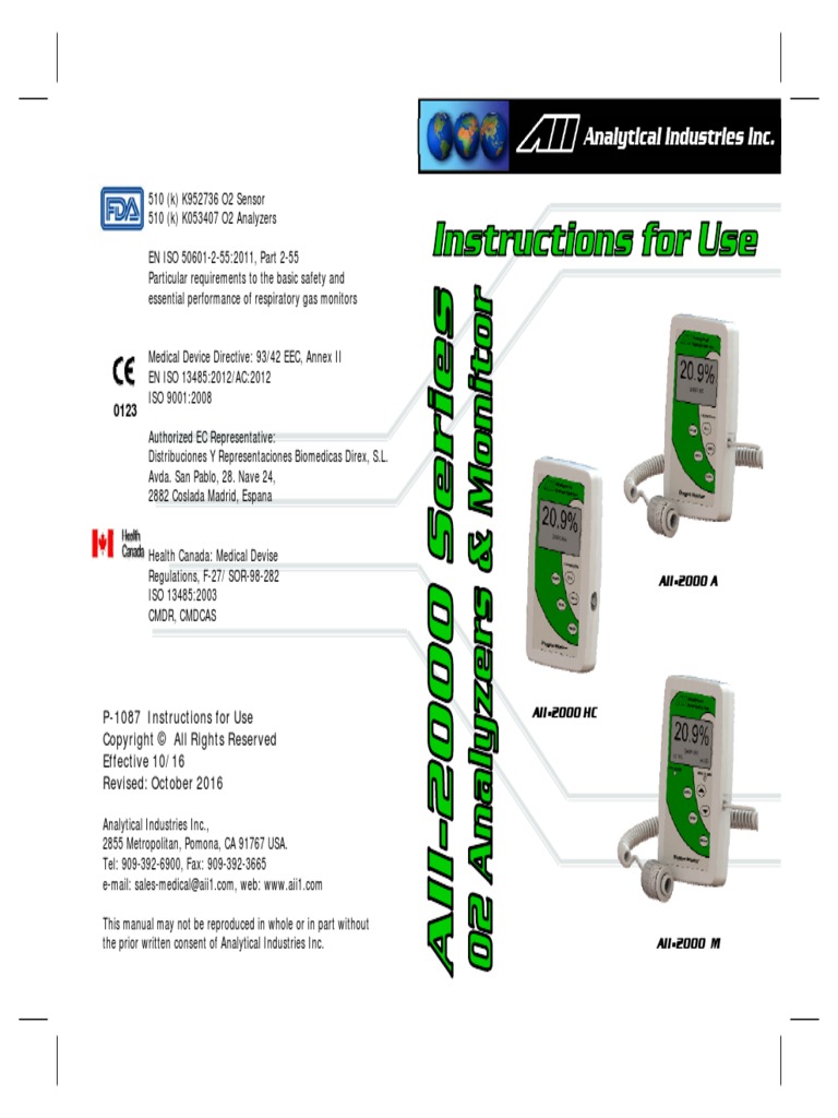 MANUAL - Aii 2000 A HC M - 61003 - Full PDF | PDF