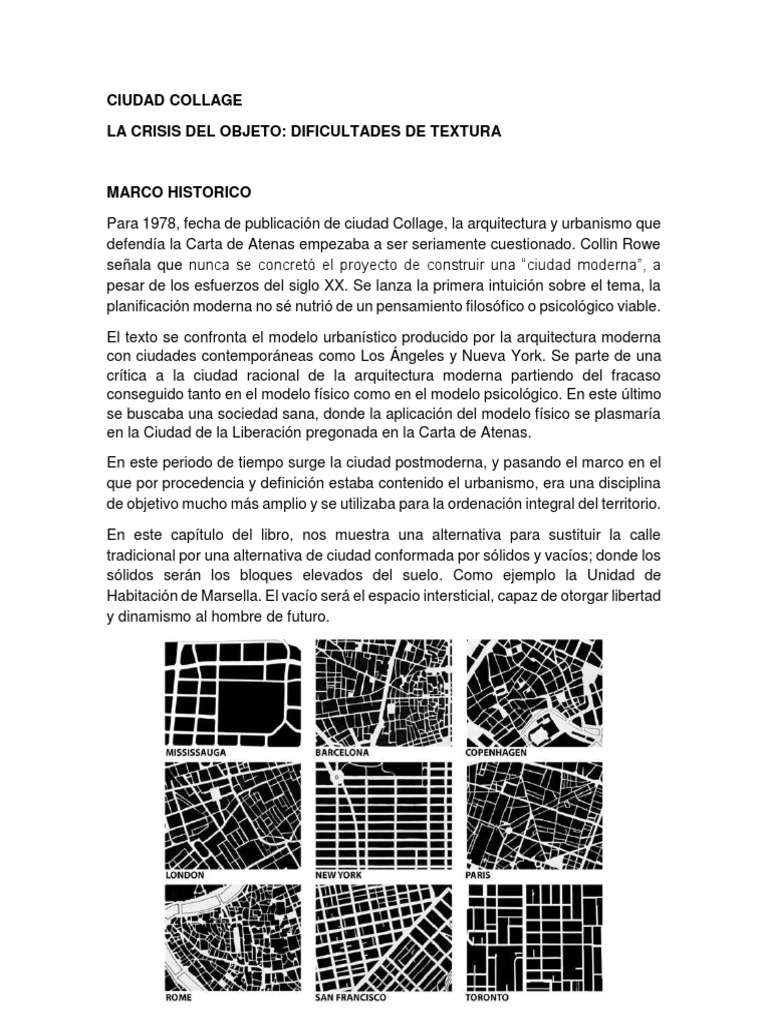 Ciudad Collage | PDF