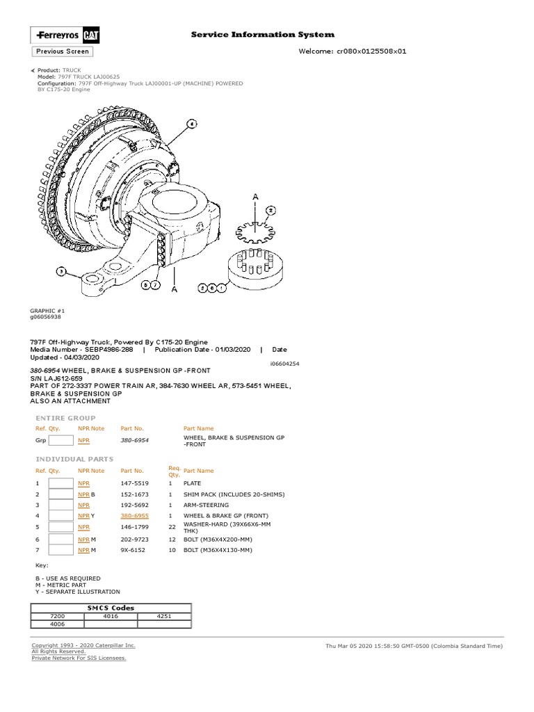 797F Off-Highway Truck, Powered By C175-20 Engine(SEBP4986 - 288 ...