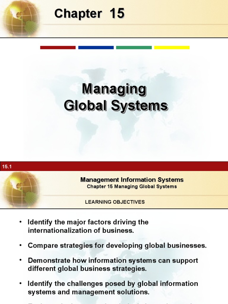 Managing Global Systems | PDF | Information System | Management ...
