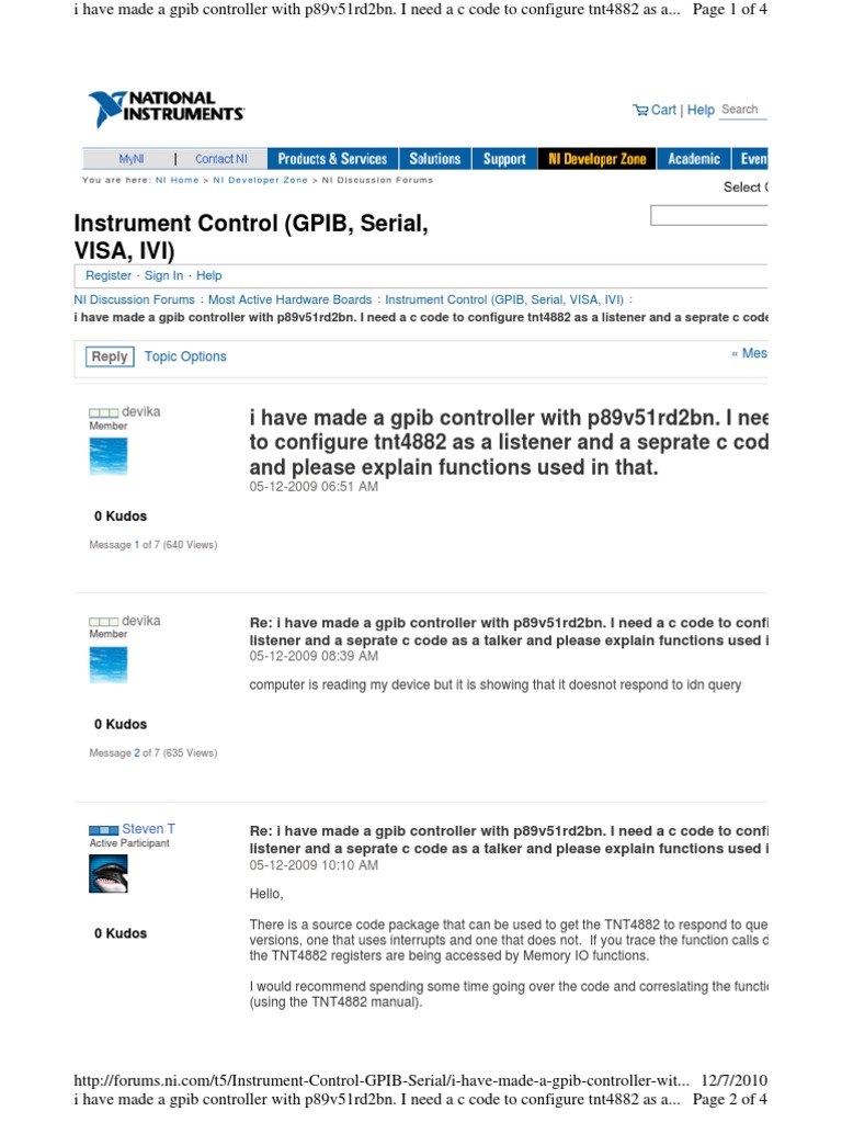Gpib | PDF | C (Programming Language) | Microcontroller