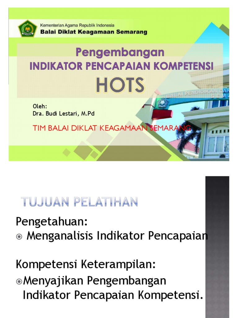 Pengembangan IPK - (HOTS) - Compressed PDF | PDF
