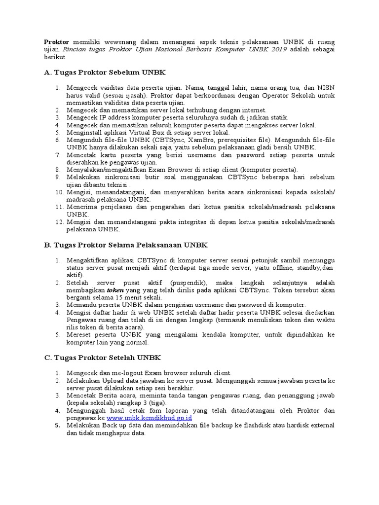 Tugas Proktor | PDF