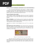 Assembly and Disassembly of A Personal Computer | PDF | Computer Hardware | Personal Computers