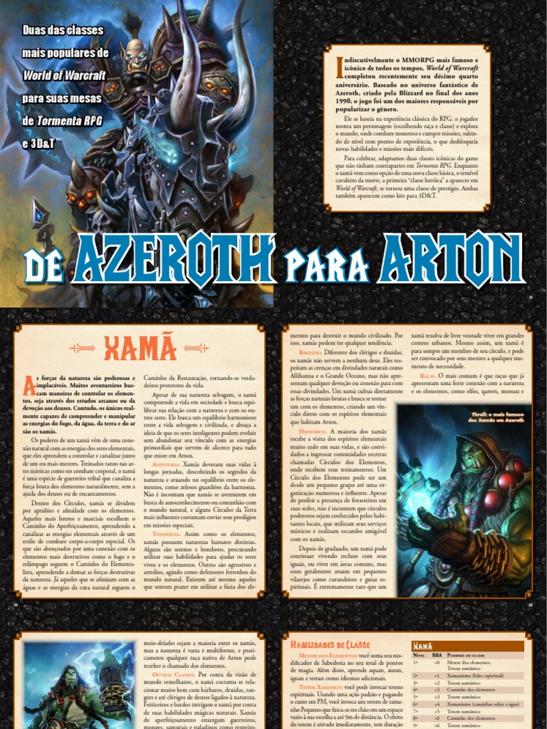 Adaptação - World of Warcraft | PDF