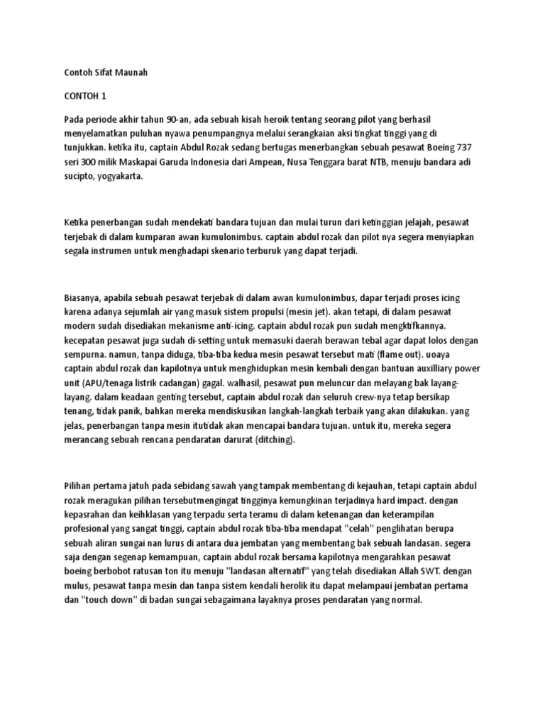 Contoh Sifat Maunah-WPS Office | PDF