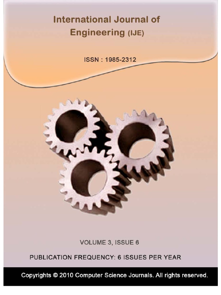 International Journal of Engineering (IJE), Volume (3) : Issue | PDF ...