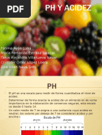 Practica - PH de Algunas Frutas y Hortalizas | PDF | Ph | Vegetales