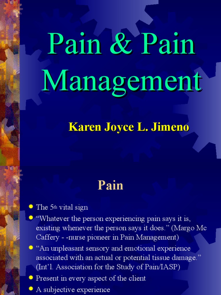 Pain and Pain Management | PDF | Pain | Relaxation (Psychology)