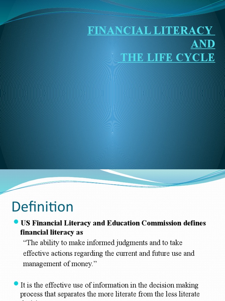 Financial Literacy AND The Life Cycle | PDF | Financial Literacy | Risk