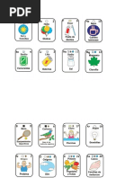 Memorama Elementos | PDF